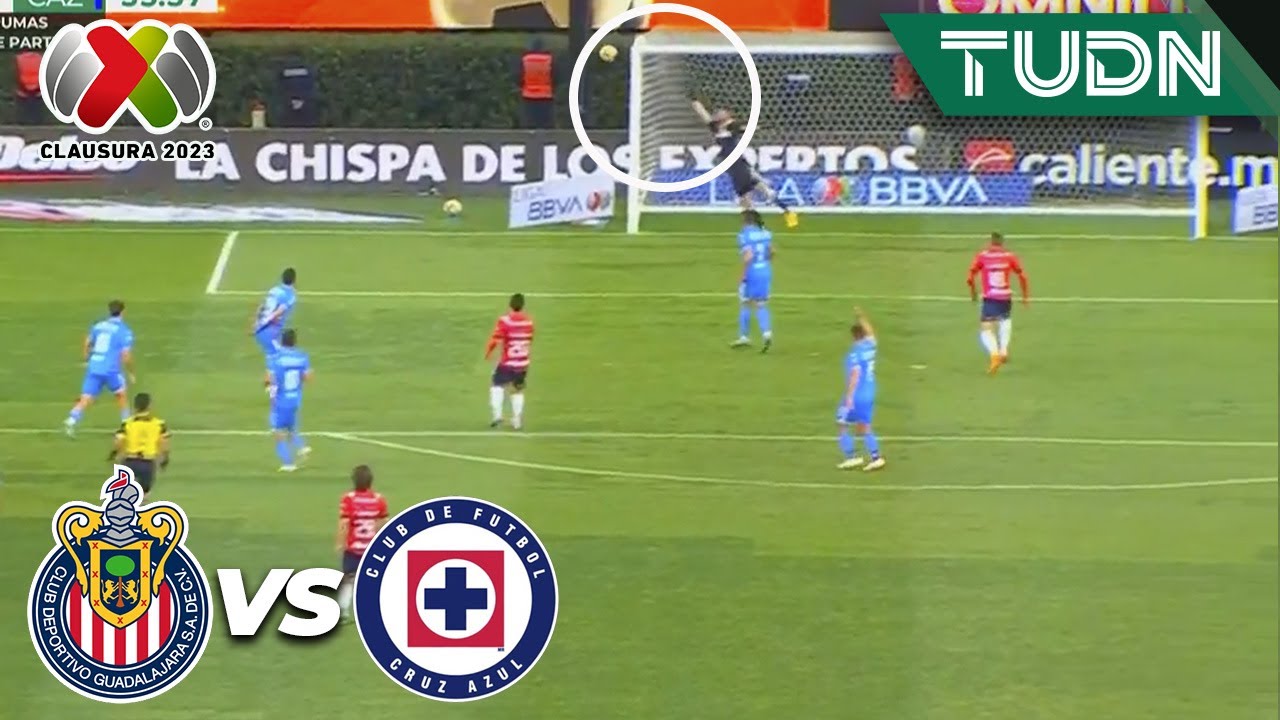 ¡TRAVESAÑO! Era GOLAZO del ‘Chicote’! | Chivas 1-1 Cruz Azul | CL2023 ...