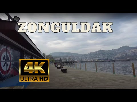Zonguldak Merkez Yürüyüş Turu 🚶‍♂️ | Karadeniz'in Kalbinde Bir Gün – 4K 60 FPS