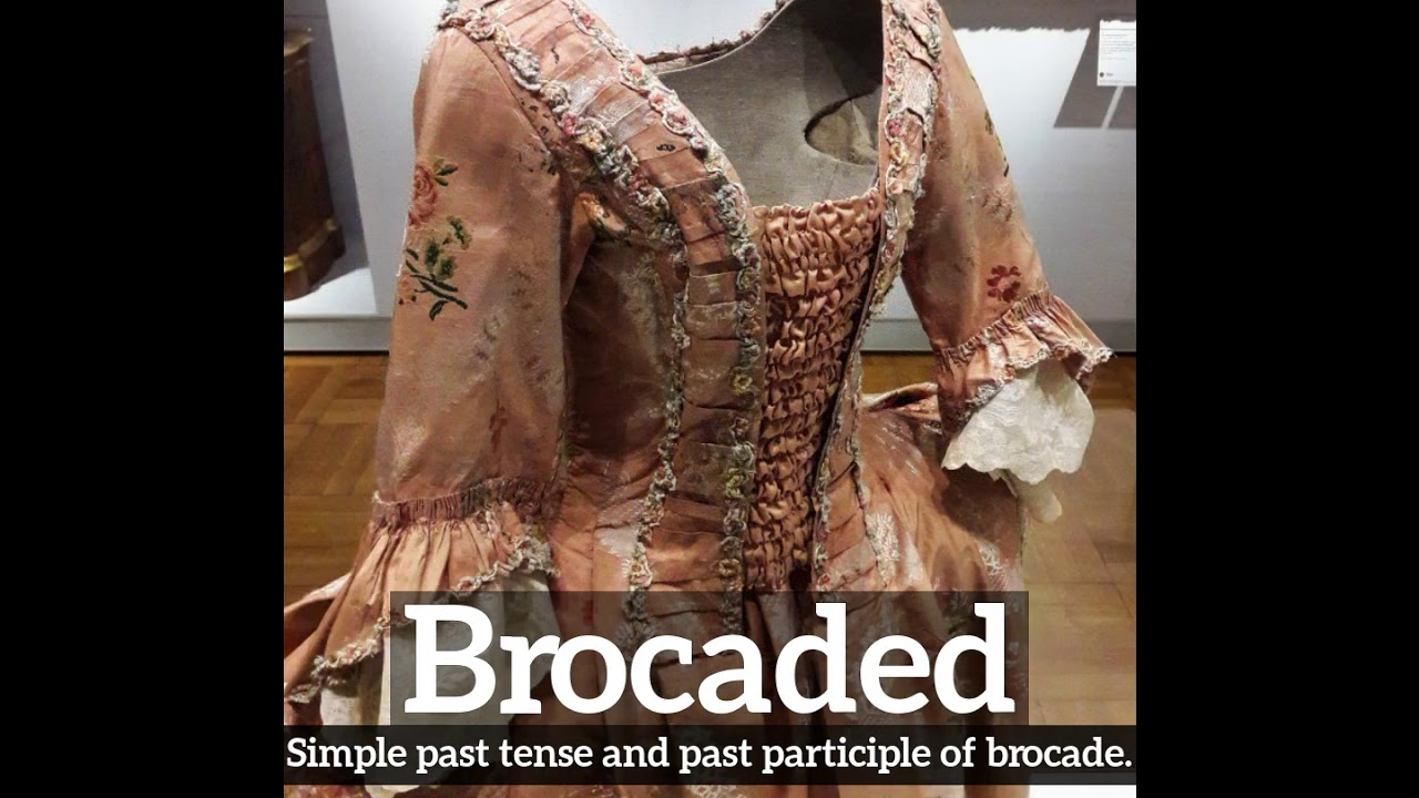 What is Brocaded? | How Does Brocaded Look? | How to Say Brocaded in ...