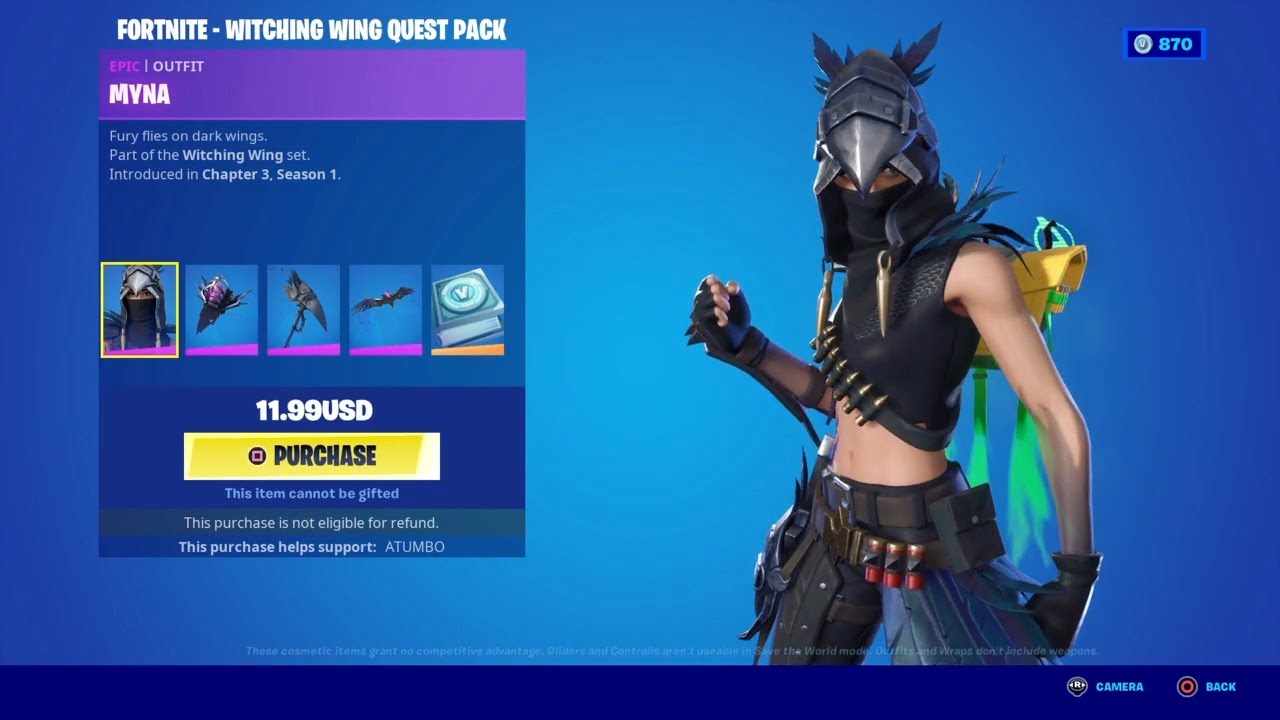 *NEW* WITCHING WING QUEST PACK! Fortnite Item Shop January 25th, 2022 ...
