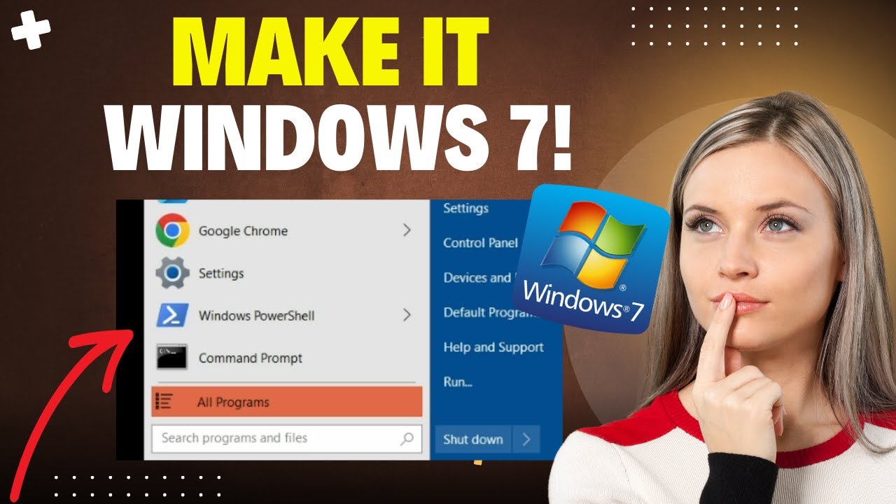 Make Windows 10 Look Like Windows 7 🖥️ | Classic Theme Setup Guide 2025 ...