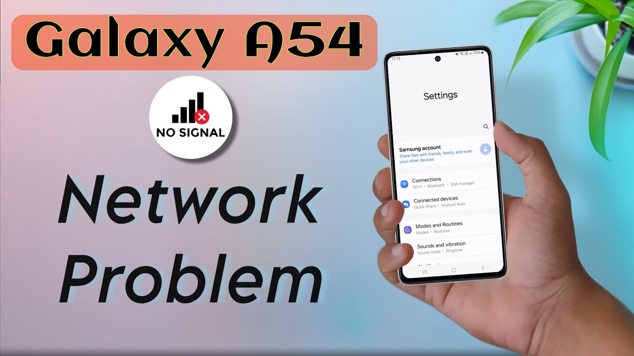 How to Fix Sim Card & Network Problem in Samsung Galaxy A54 | Sim Card ...