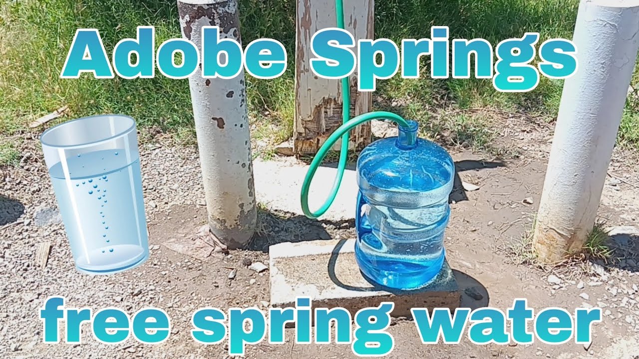 Adobe Springs: free spring water - YouTube