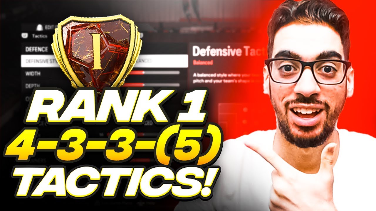 THE BEST RANK 1 META 433 5 FORMATION CUSTOM TACTICS FOR EAFC 24 the-best-rank-1-meta-433-5-formation-custom-tactics-for-eafc-24