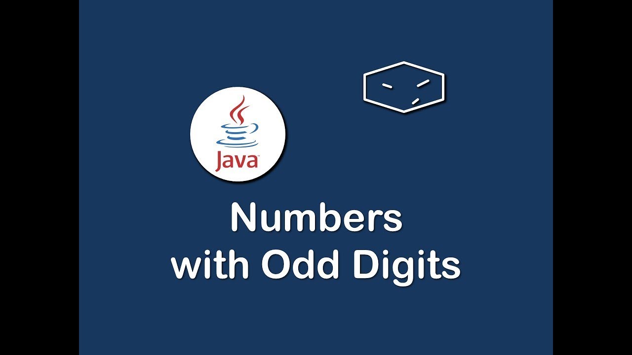 Numbers With Odd Digits In Java YouTube numbers-with-odd-digits-in-java-youtube