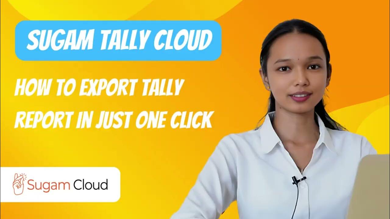 How to Export Tally Report in Just One Click - YouTube