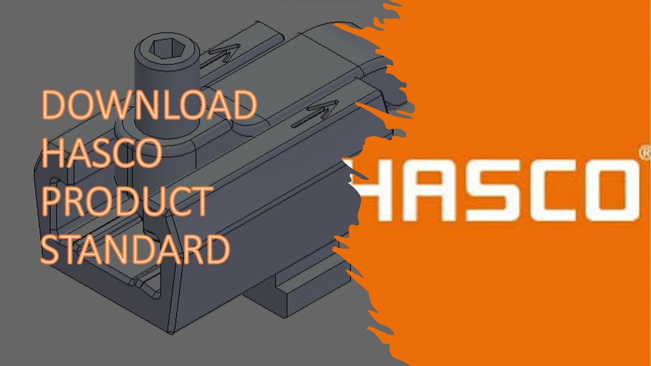 How to download HASCO standard product/part/component - YouTube