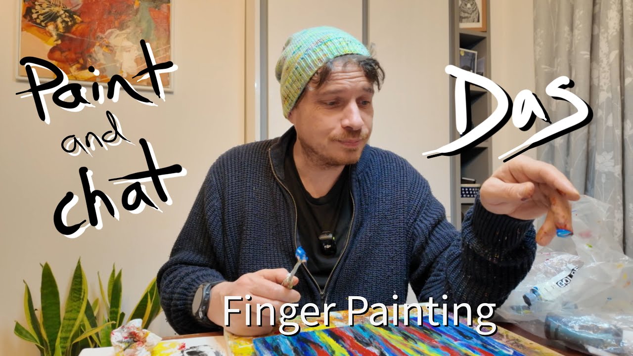 Paint and Chat: finger painting - YouTube