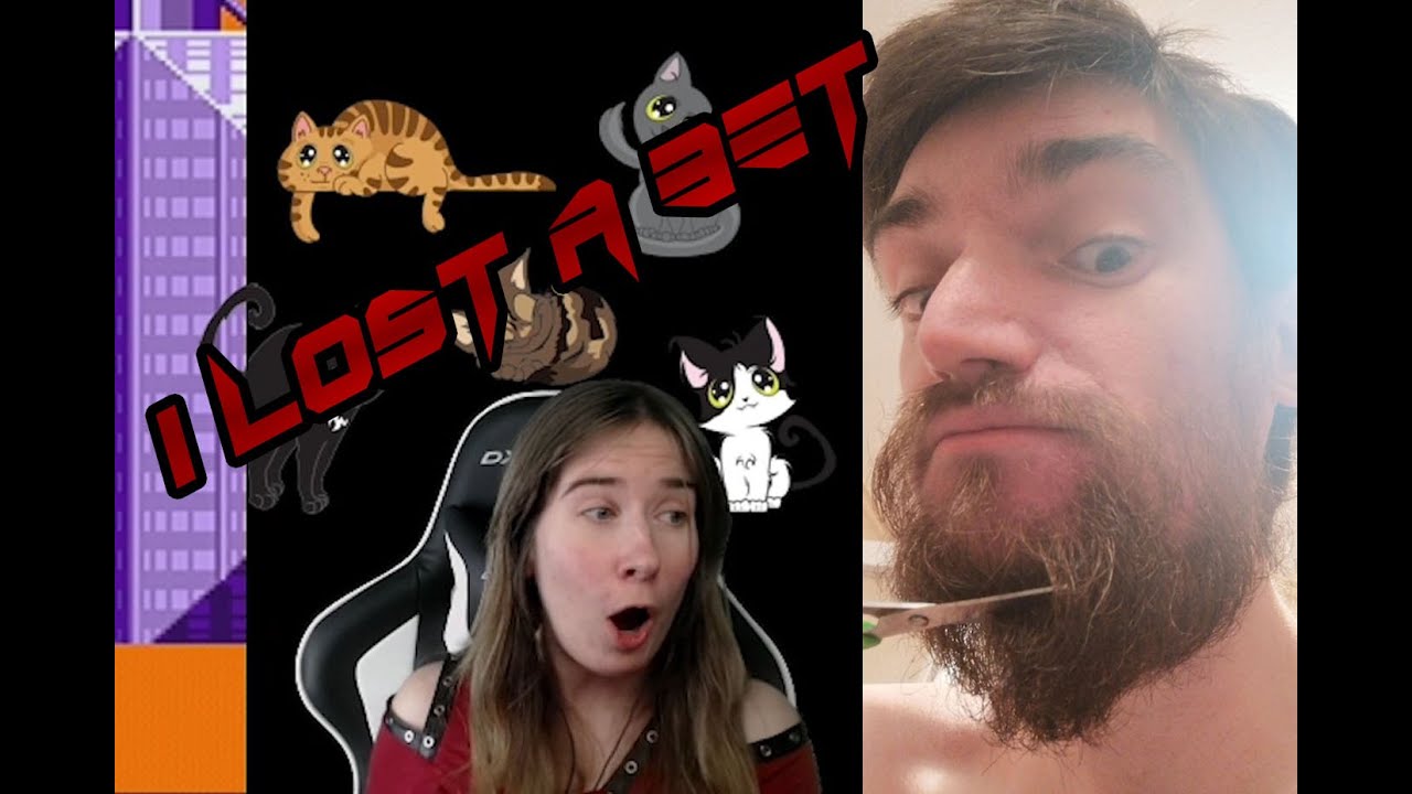 I lost a bet! Rip beard. - YouTube