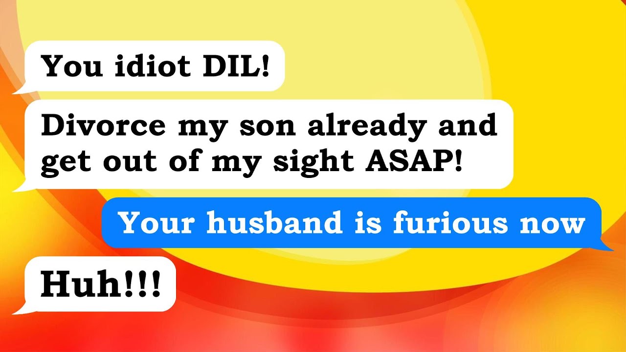 My scary mother-in-law texted me, and when my father-in-law saw my ...