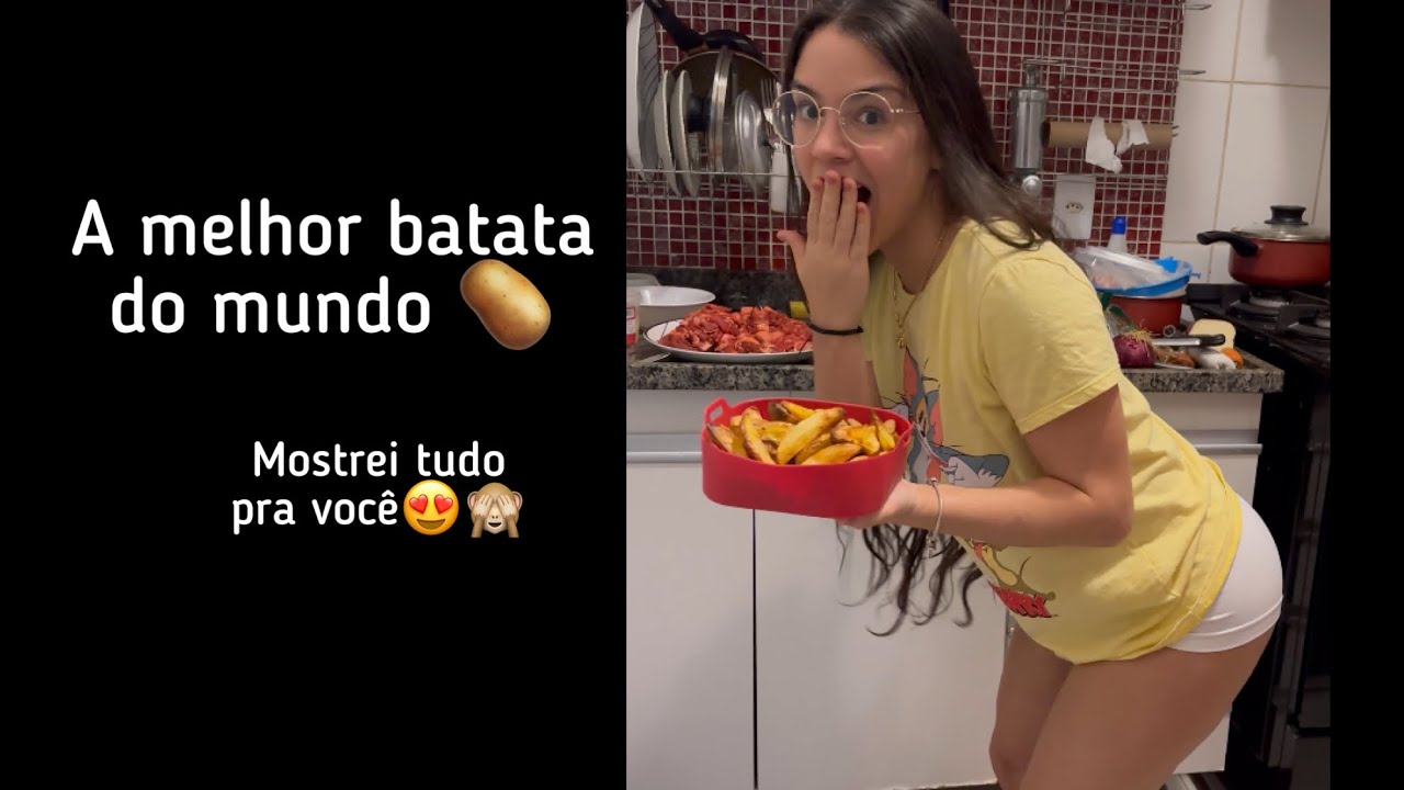 Batata rústica / Batata canoa na Air Fryer | A MELHOR BATATA DO MUNDO ...