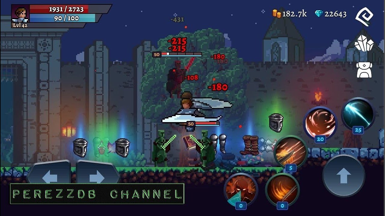 Darkrise - Pixel Classic Action RPG android game first look gameplay ...