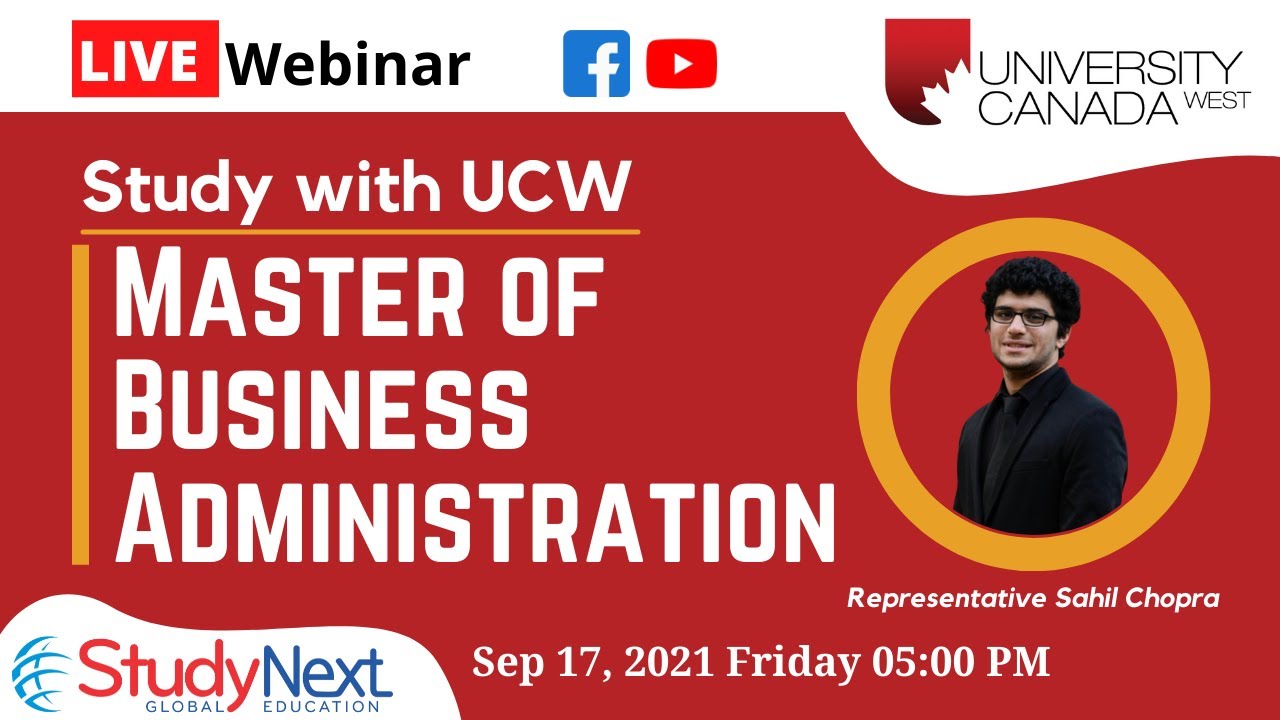 Study MBA in Canada in QS 5 star rated University - UCW - Live With ...