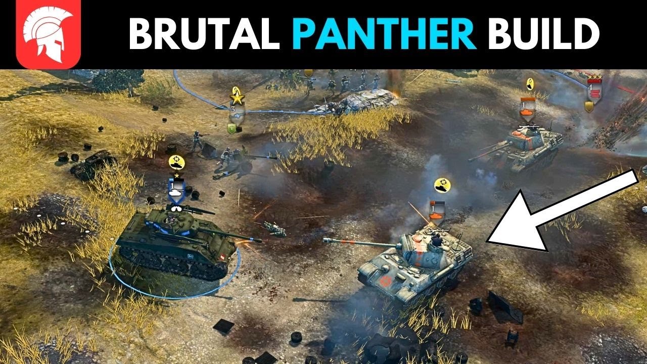 Company of Heroes 2 | BRUTAL PANTHER BUILD | British Forces | 3vs3 ...