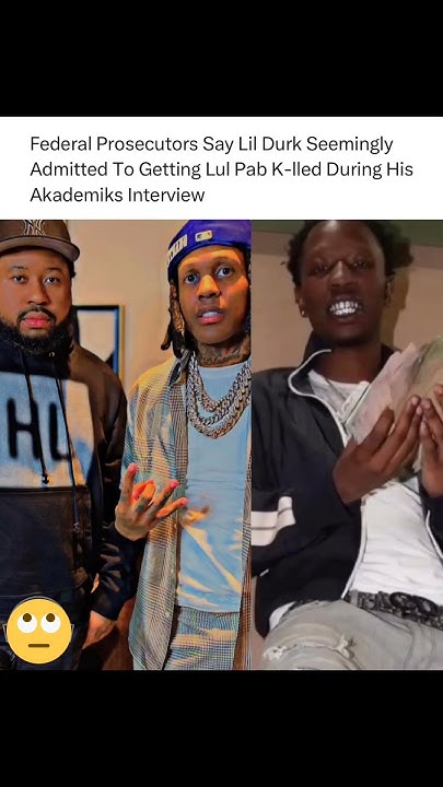 Did Lil Durk Just Incriminate Himself on Camera?! Prosecutors Say YES! #lildurk #shorts # ...