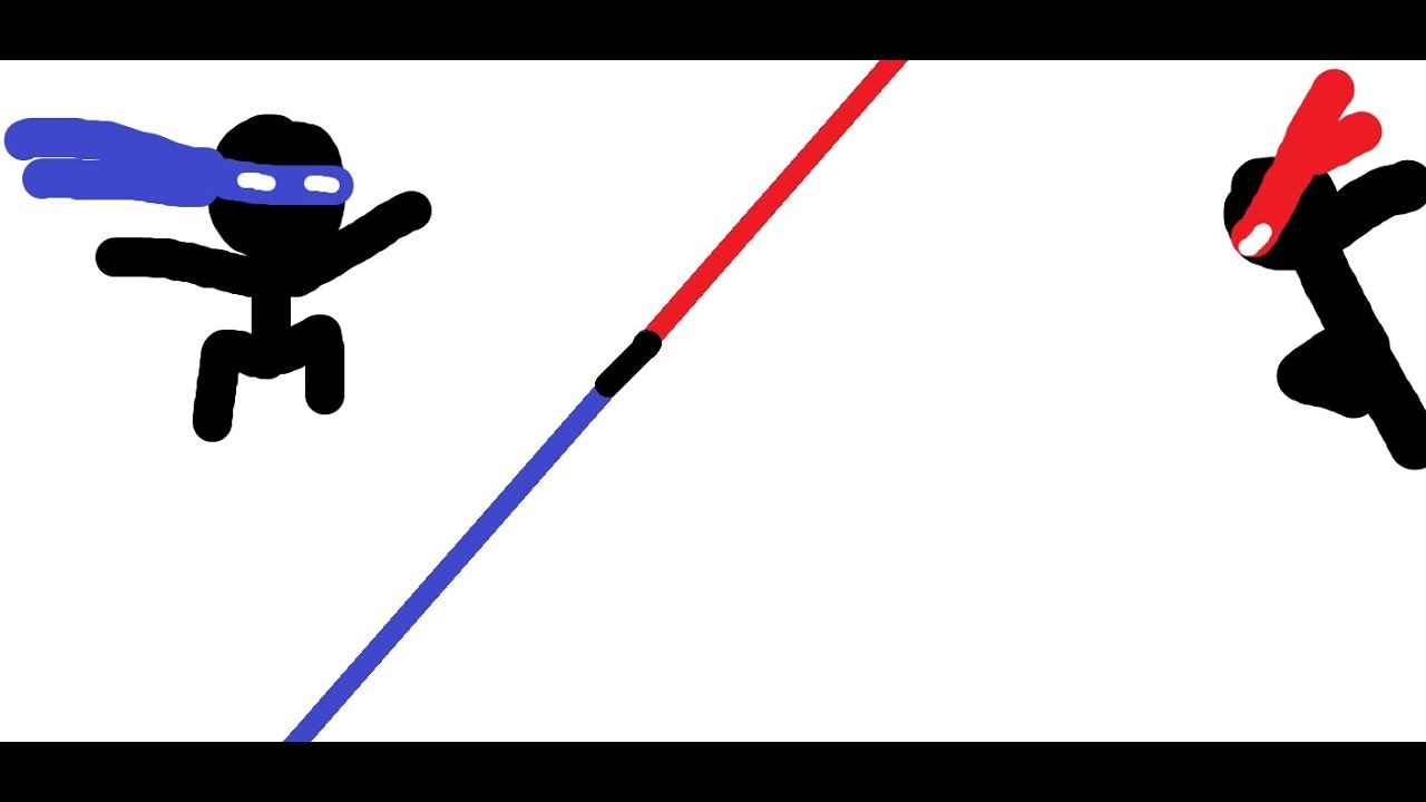 Stickman ninjas: Azul VS. Rojo (Red VS. Blue) - YayeXar - YouTube
