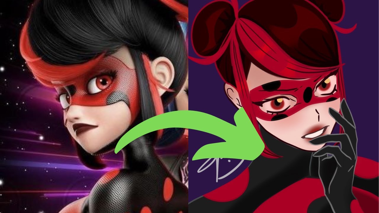 Miraculous Ladybug World PARIS - Shadybug & Claw Noir | Speed drawing w ...