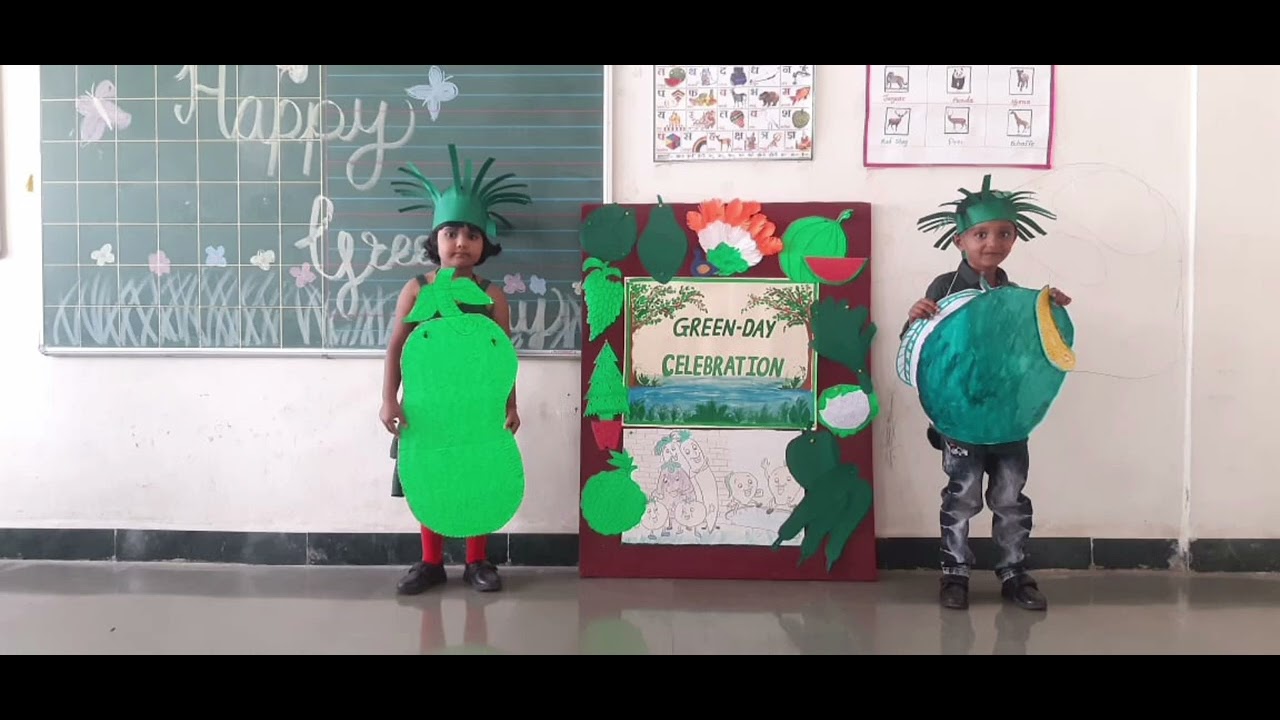 HRUDYANSH CYA SCHOOL MDLA GREEN DAY CELEBRATION 🎉 SAVE THE TREE 🎄🌴🎋 ...