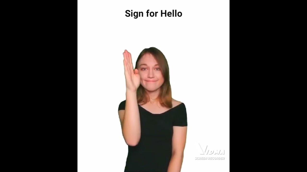 Asl Dictionary Hello Youtube