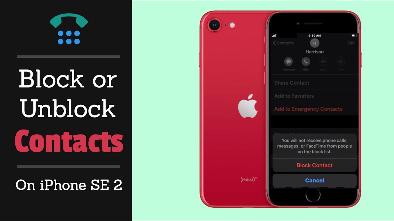 IPhone SE 2 How To Block And Unblock Contacts On IPhone YouTube iphone-se-2-how-to-block-and-unblock-contacts-on-iphone-youtube