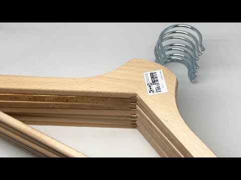 IKEA Bumerang Hanger Natural 8 Pack