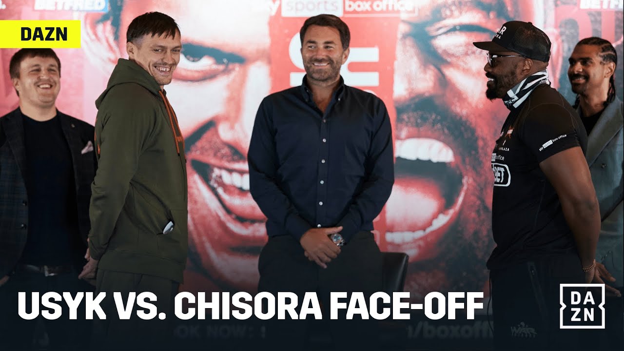 Alexander Usyk & Derek Chisora Face-Off, Joke Around Following Final ...