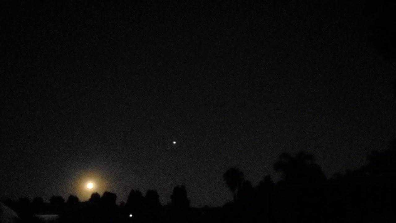 Drones in Full Moon Sky ?? - YouTube