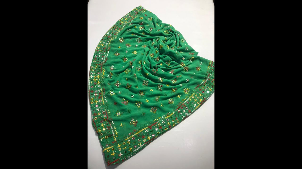 Beautiful Sindhi Embroidered Shawl/Sindi Mirror Work chaddar ...