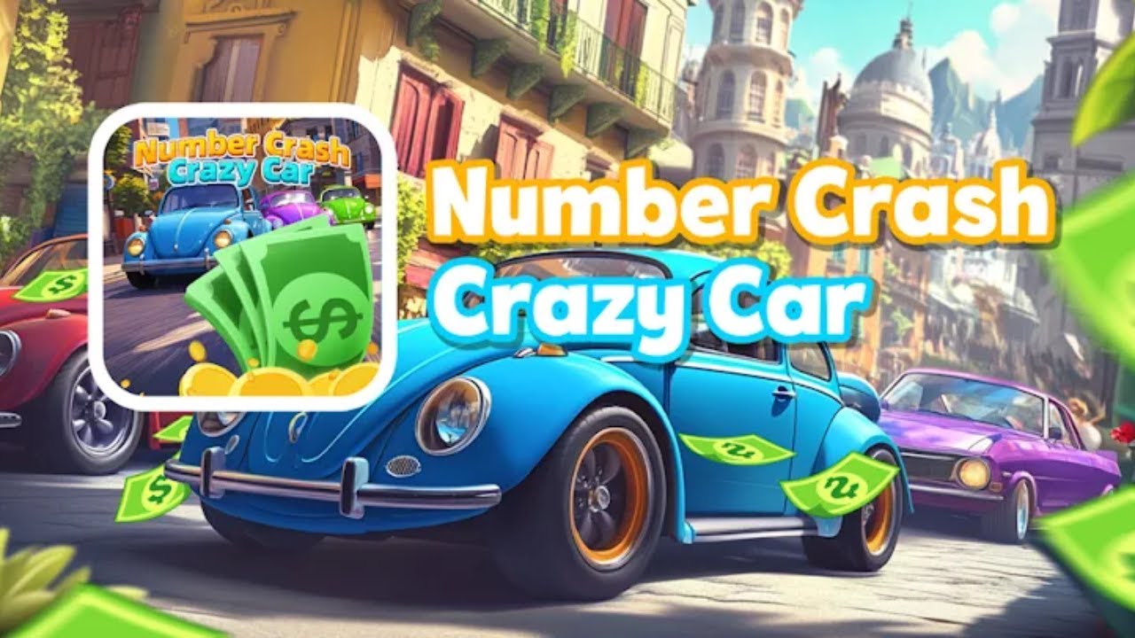 Number Crash: Crazy Car Game Android Gameplay - YouTube