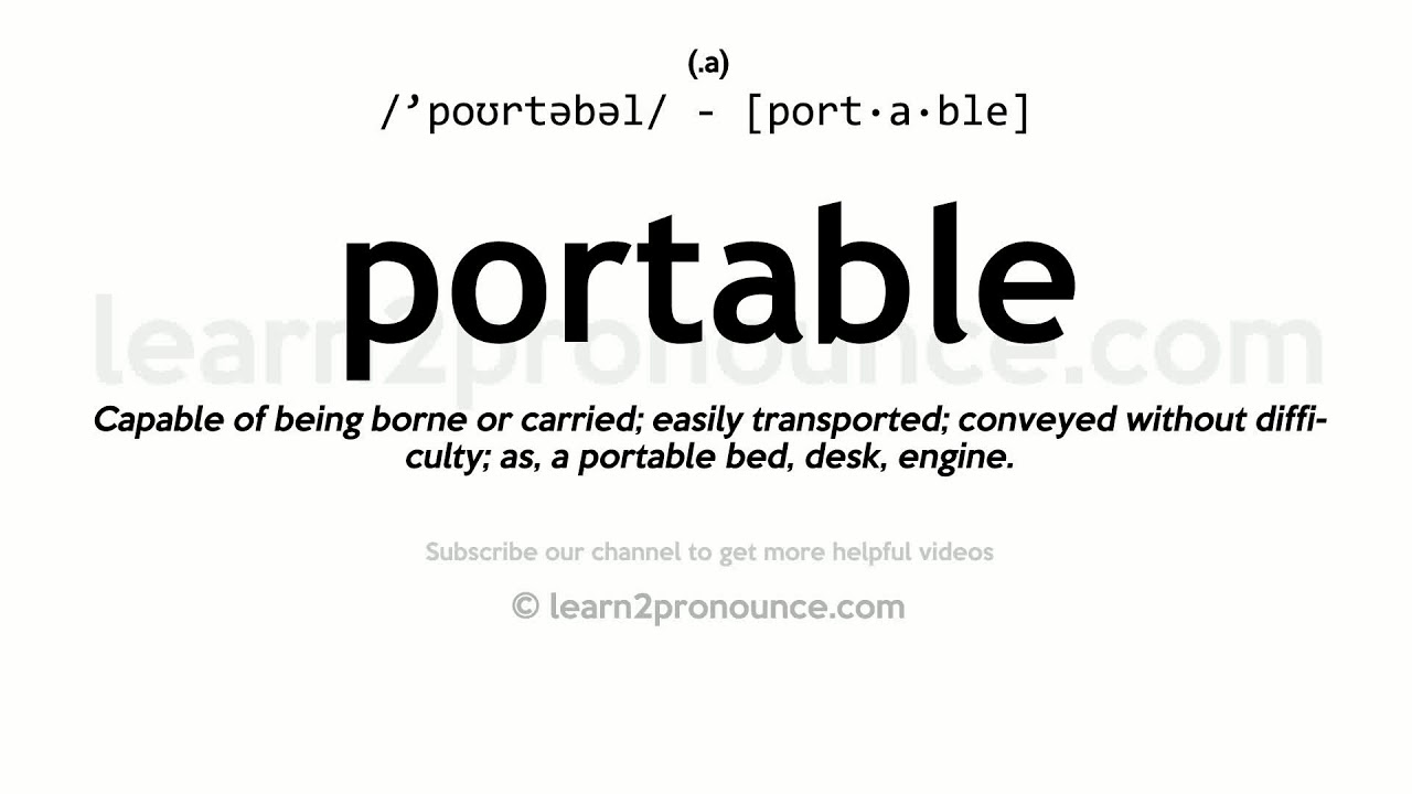 Pronunciation Of Portable Definition Of Portable YouTube pronunciation-of-portable-definition-of-portable-youtube