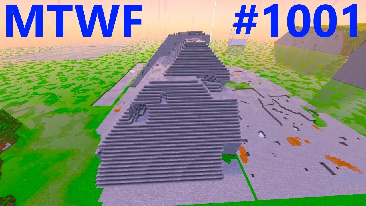 Minecraft - making the world flat 1001 - YouTube