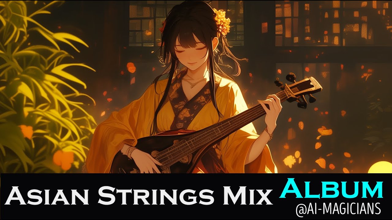 Exotic Asian Strings Fusion: Shamisen, Pipa, And Harp | Relaxing Study ...