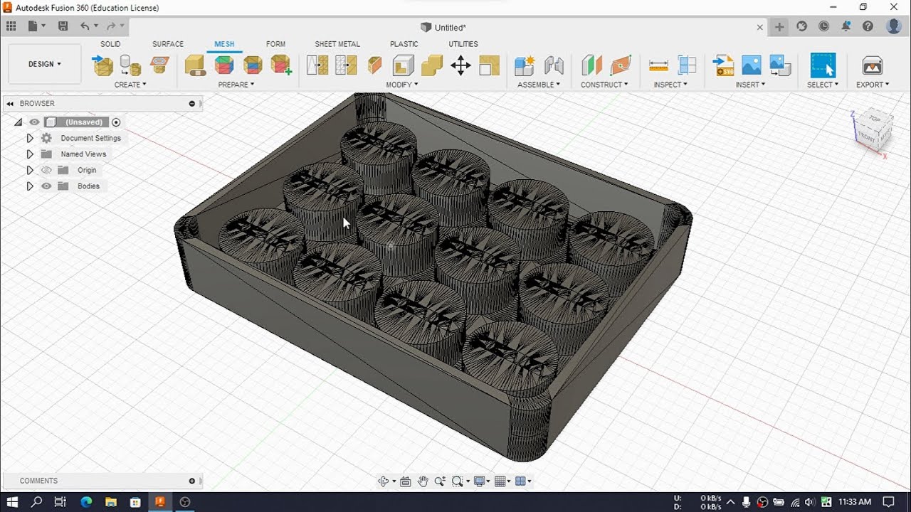 Editing stl file in Fusion 360 - YouTube