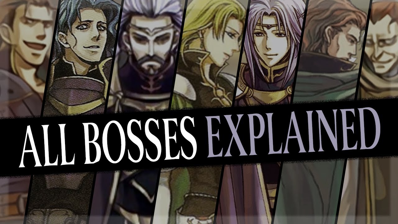 Lore Behind The Bosses | Fire Emblem The Sacred Stones - YouTube