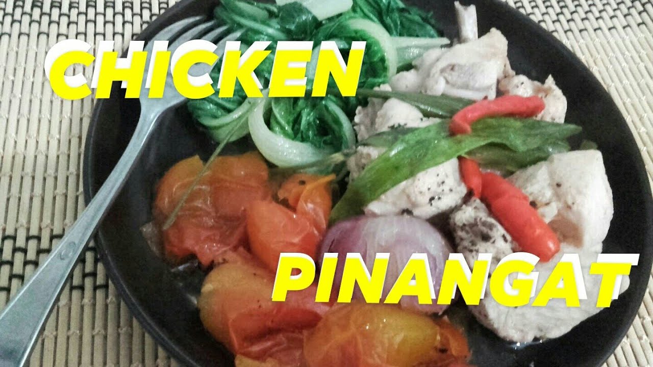 How to cook chicken pinangat sa kamatis - YouTube