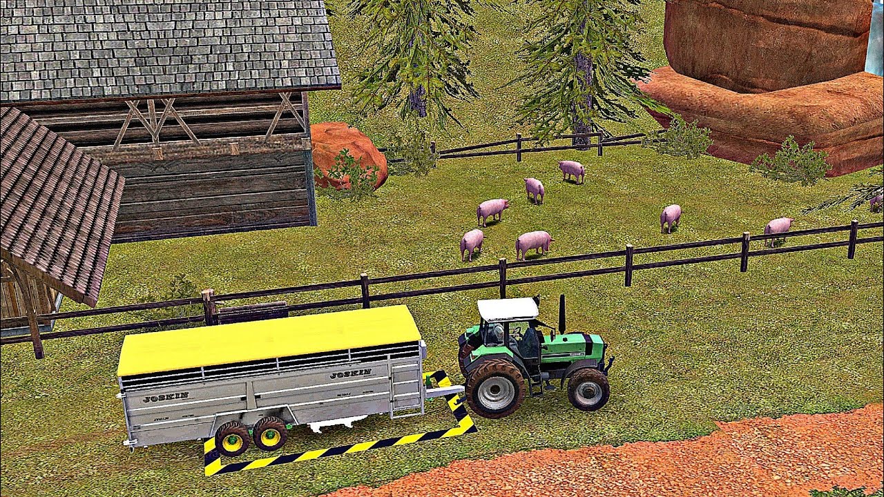 Compramos los primeros Cerdos y recojo las Pacas - 13 Farming Simulator ...