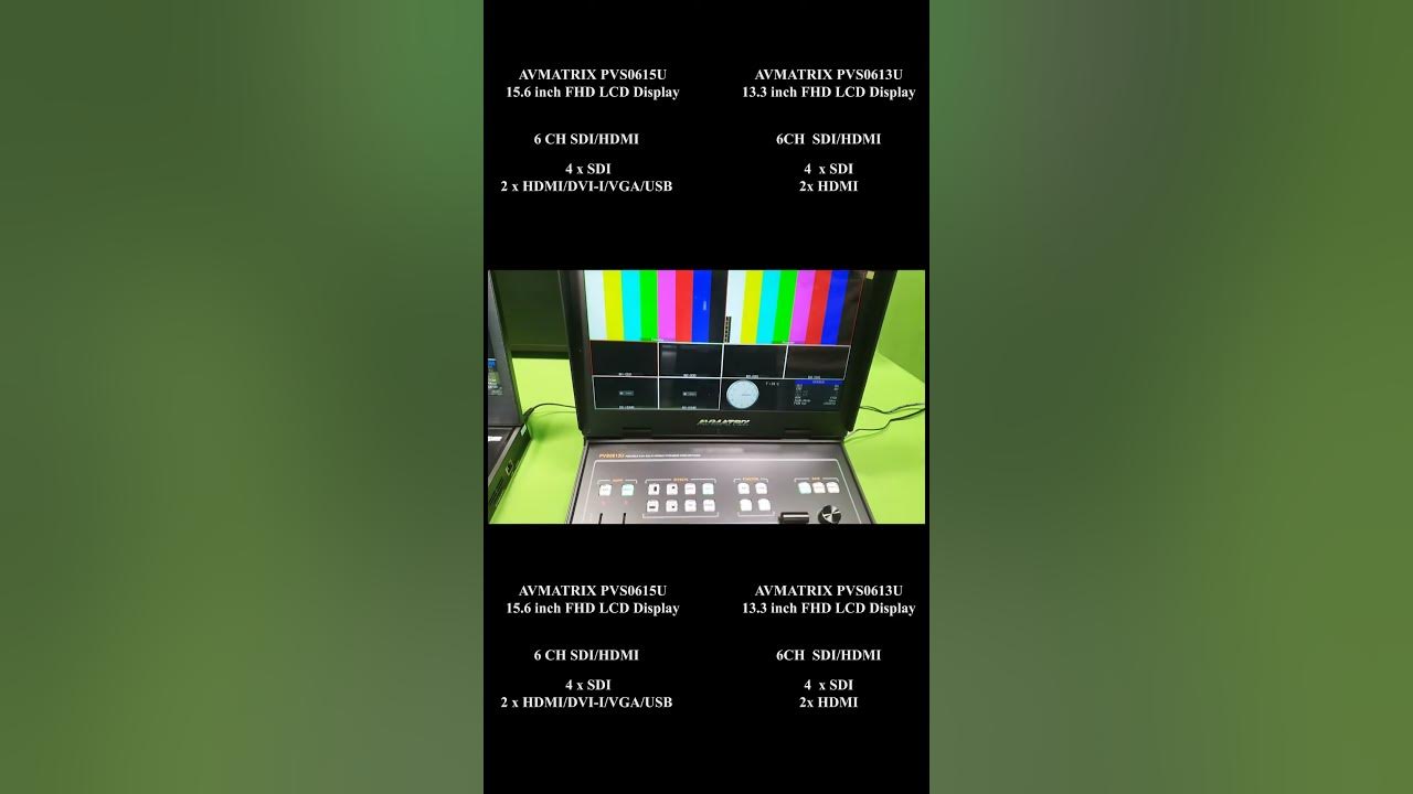 AVMATRIX PVS0613U & PVS0615U Multi Format Video Switcher Ɩ #shorts ...