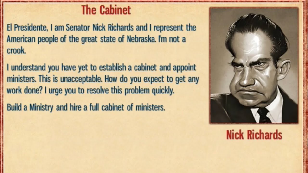 Tropico 4 Senator Nick Richards Is Not A Crook - YouTube