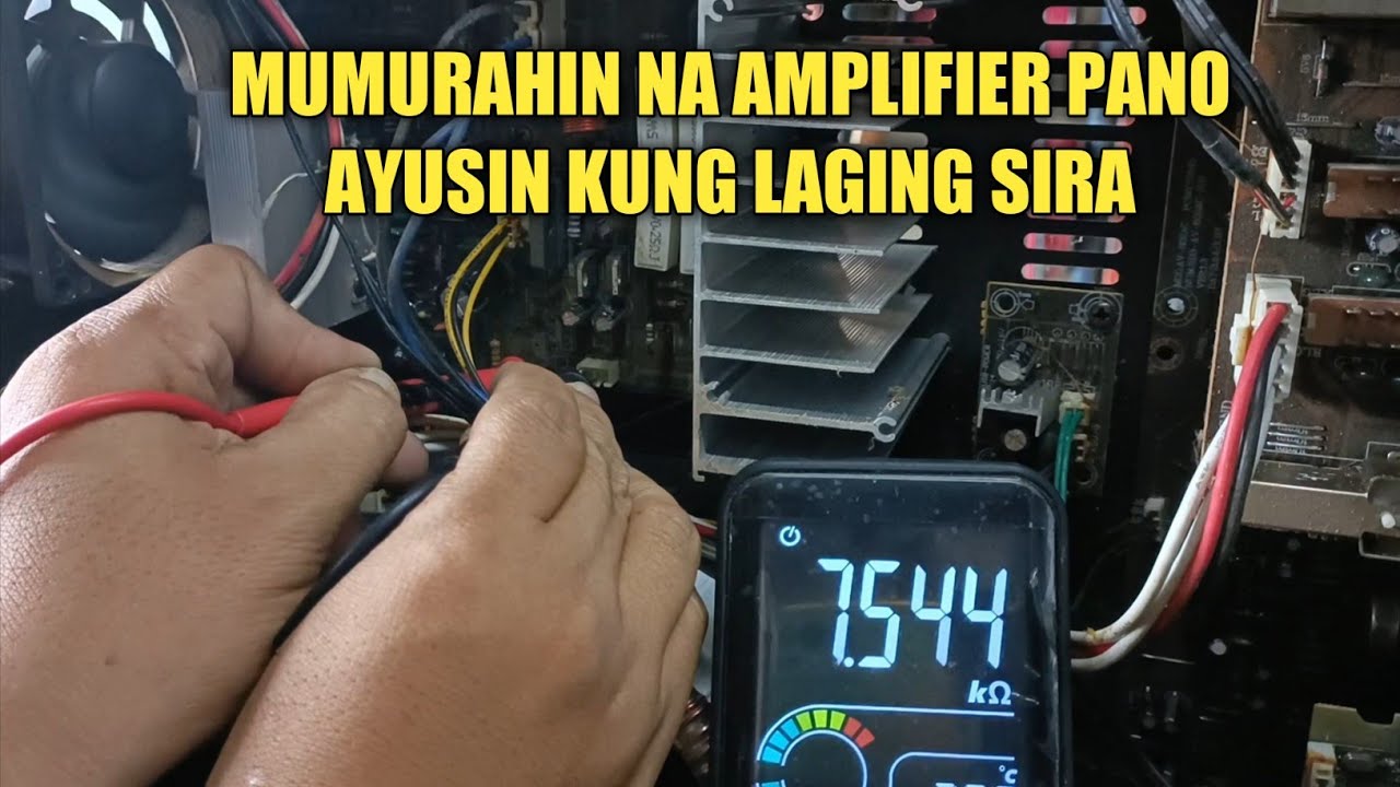 Ganito lagi sakit nyan kahit bago palang ang amplifier - YouTube