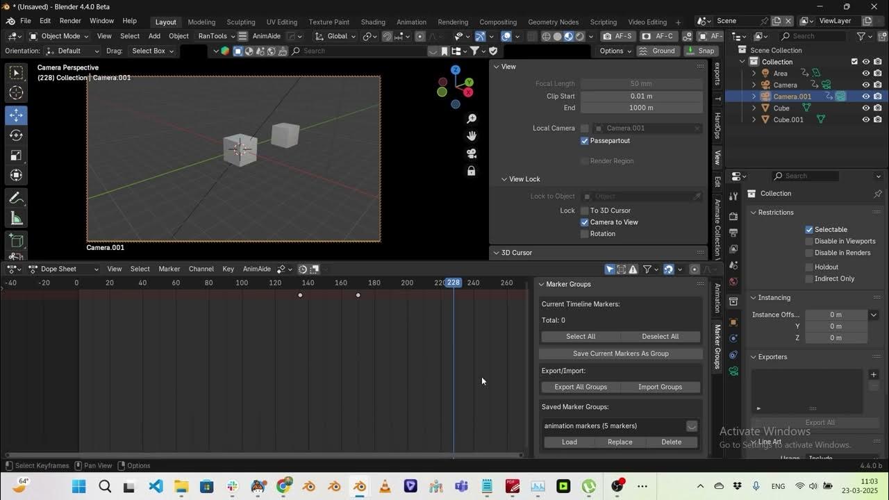 Master Timeline Marker Groups in Blender | Full Tutorial - YouTube