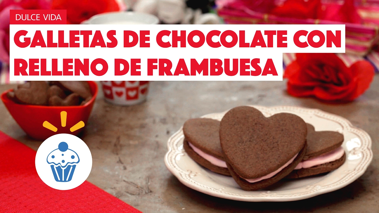 ¿Cómo preparar Galletas de Chocolate con Relleno de Frambuesa? - Cocina ...