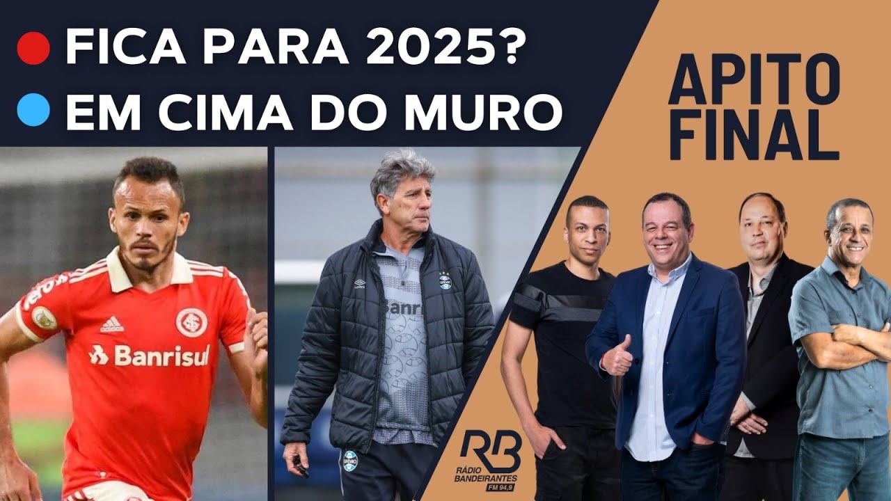 INTER DISCUTE PERMANÊNCIA DE RENÊ | RENATO FICA EM CIMA DO MURO | Apito ...
