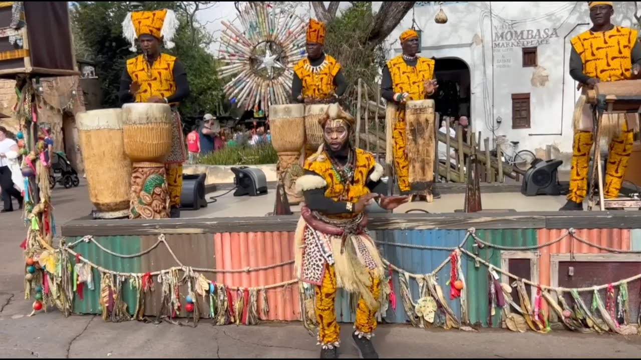 Dan the Star Man presents the Tam Tam Drummers of Harambe in Disney ...