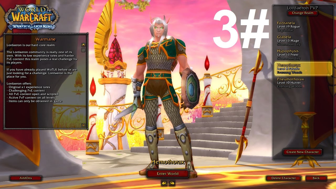 WOTLK Blood Elf paladin walkthrough part 3# . No commentary. HIDDEN USER INTERFACE. - YouTube