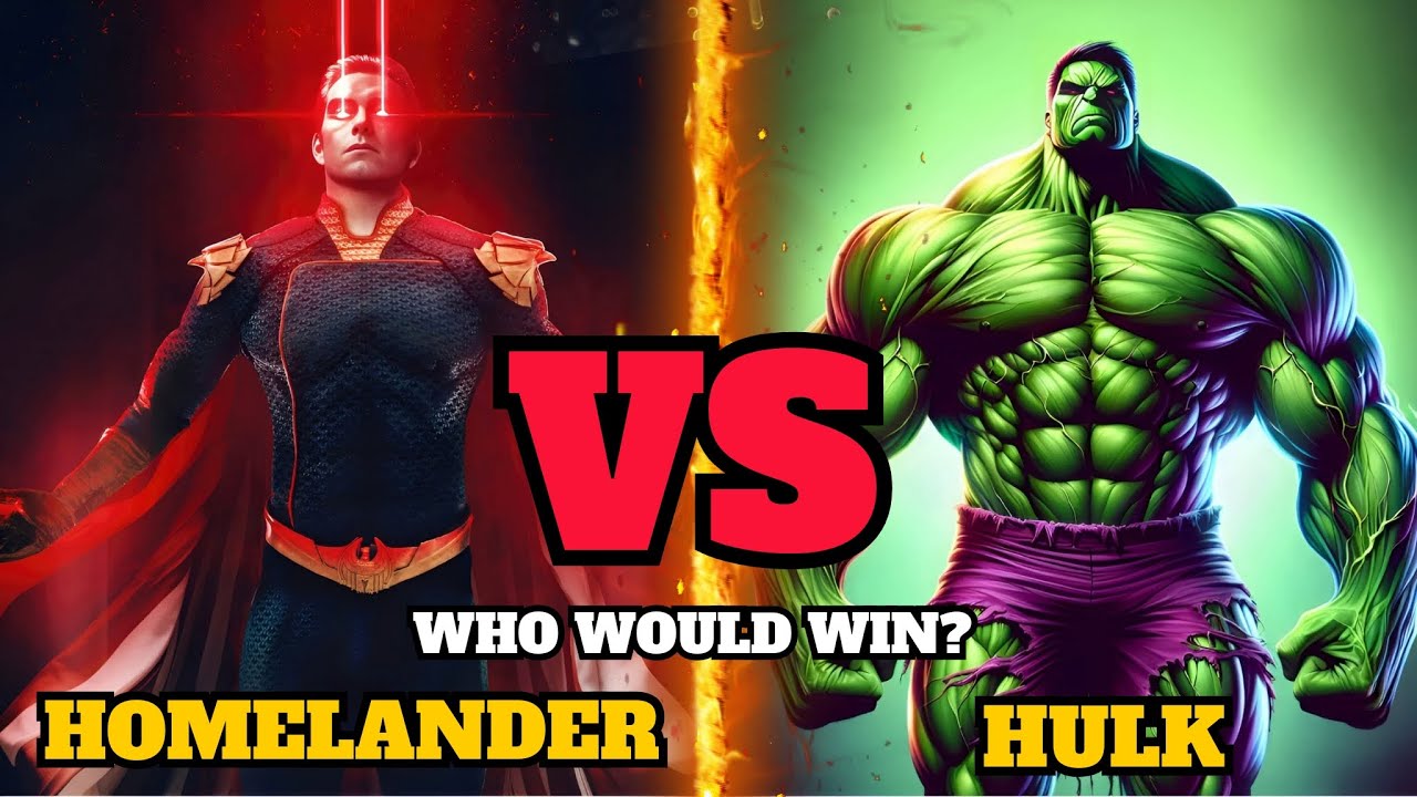 Homelander Vs Hulk: Who Would Win? | Homelander, Hulk | What's On ...