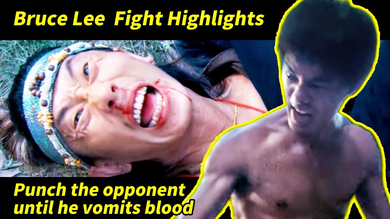 💥Bruce Lee punched the fake Muay Thai master until he vomited blood ...