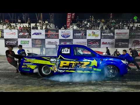 Insane Thai Isuzu Diesel Drag Trucks At Bangkok Drag Avenue - YouTube