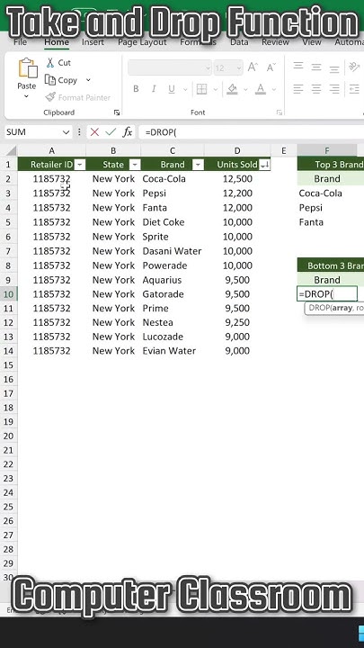 Excel Tips and Tricks For Drag and Drop Function use #exceltips #tutorialexcel #exceltricks # ...