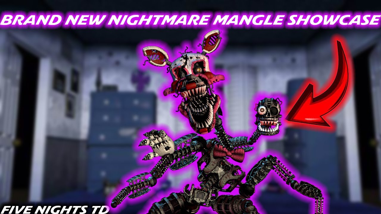 NIGHTMARE MANGLE SHOWCASE AOE POISON UNIT????? FNAF 4 UPDATE HYPE FIVE ...