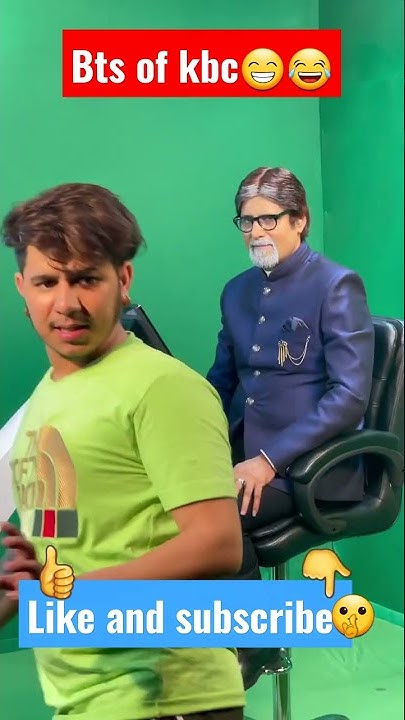 behind the scenes of kbc 😁🙄#bts #kbc ##shorts #funtime - YouTube